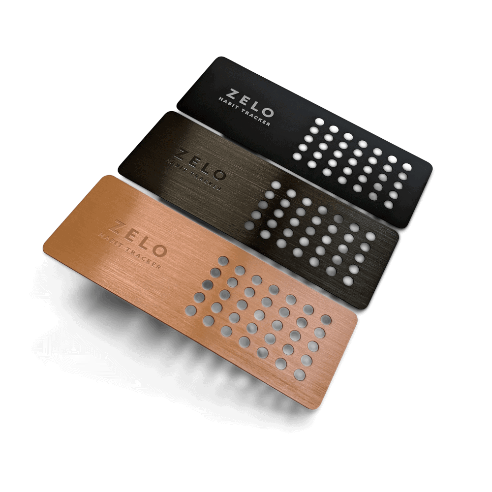 Pure Metal Habit Tracker | Make Habits Stick | ZELO